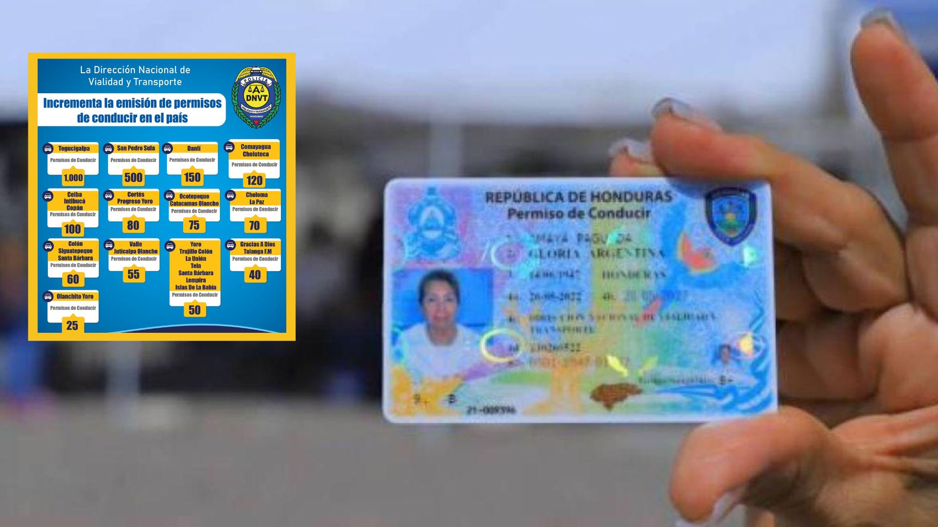 Amplían cobertura de emisión de licencias de conducir en Honduras | HRN