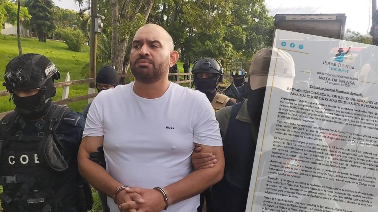 Declaran firme extradición a EE. UU. de Mario José Cálix, alias 'Cubeta ...