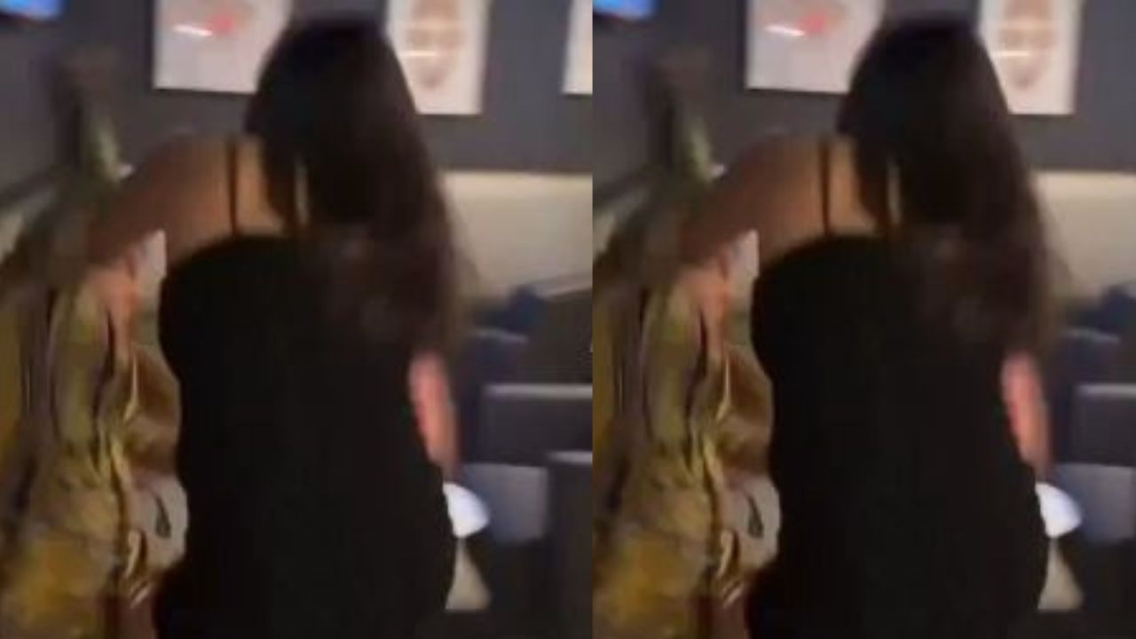 Video captura reacción de hombre al encuentro inesperado de su esposa y su amante | HRN