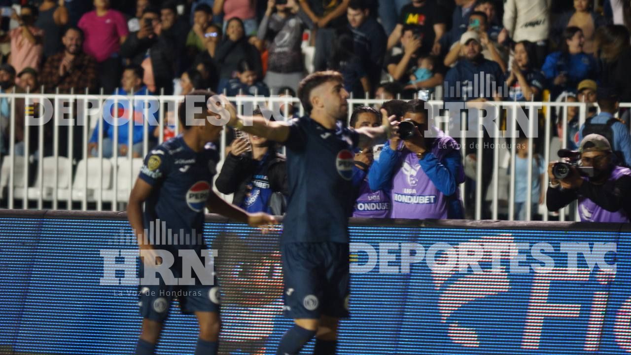 Así fue el primer gol de Agustín Auzmendi para Motagua contra Olimpia | HRN