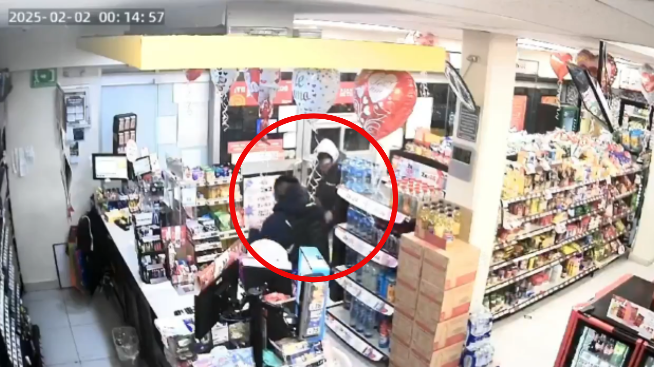 Video: Así fue abatido un ladrón al intentar robar en una tienda | HRN