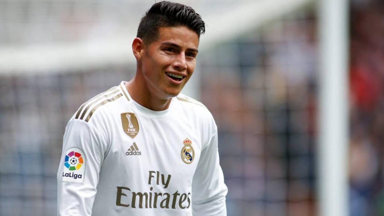 El colombiano James Rodríguez arremete contra Zinedine Zidane
