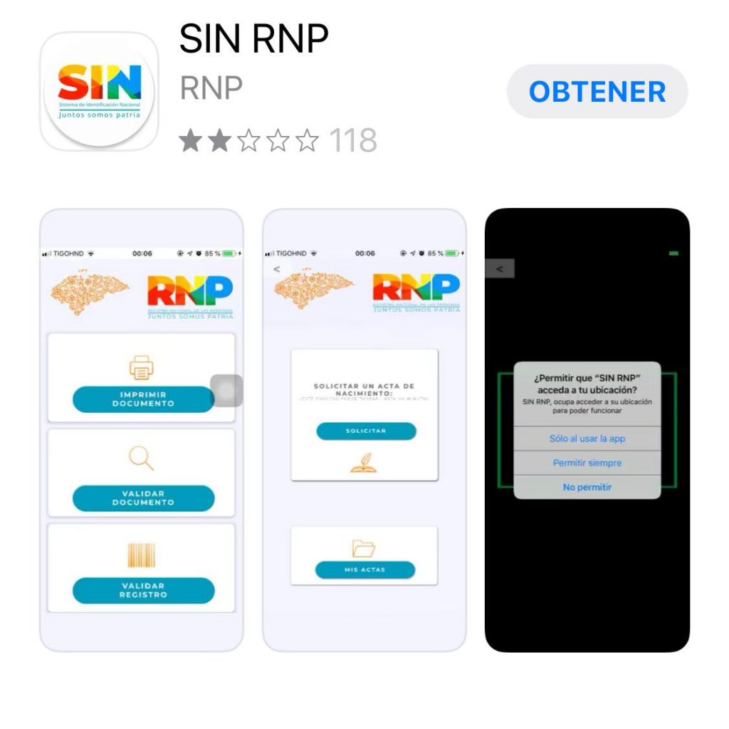 ¿Cómo solicitar acta de nacimiento con app del RNP?