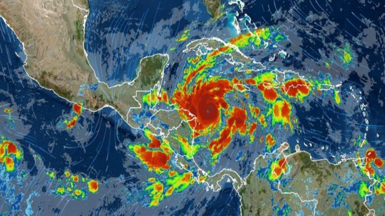 Este sería el trayecto del huracán Eta en Honduras, que se fortaleció ...