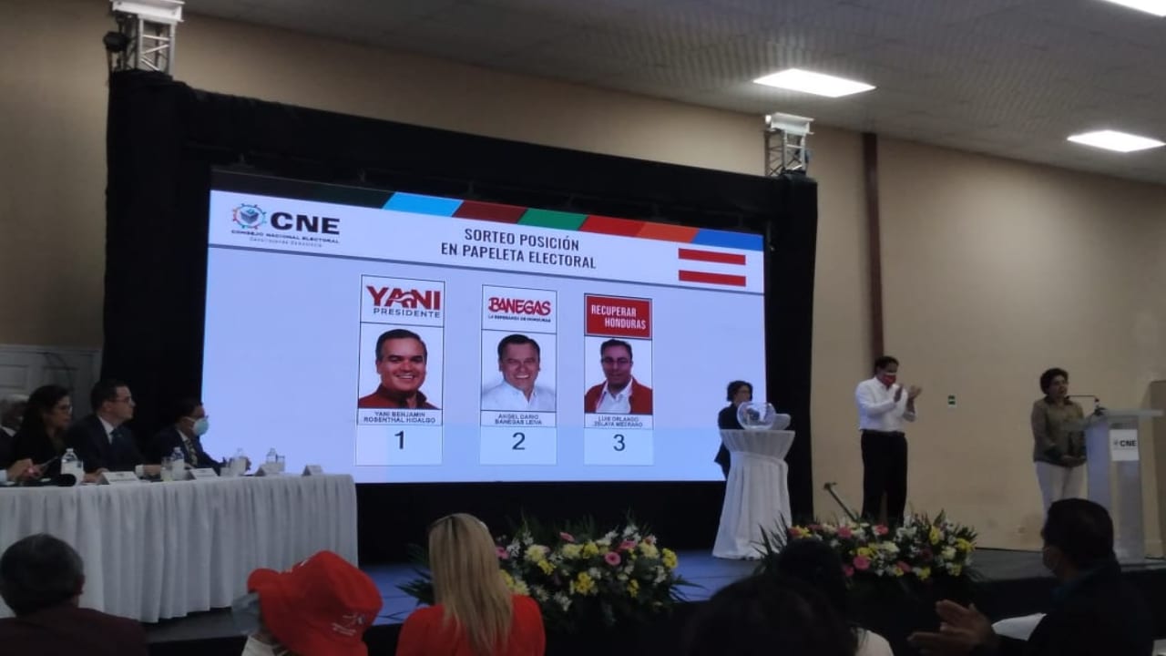 Así quedó la papeleta a nivel presidencial de los partidos Nacional, Liberal y Libre para las ...