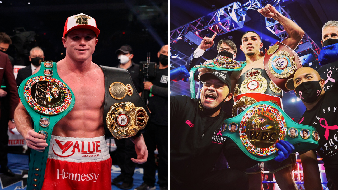 El Canelo Álvarez vence a Callum Smith y así lo celebró Teófimo López