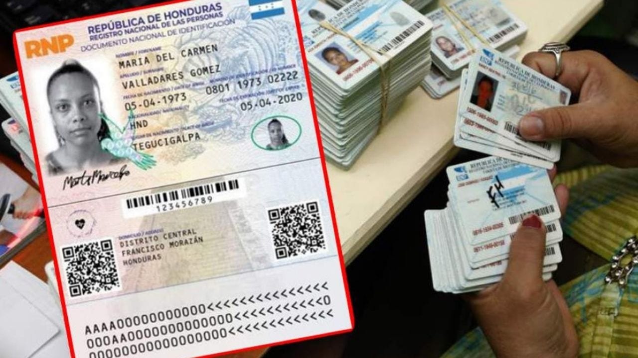 Tarjeta de identidad actual ya tiene fecha de vencimiento en Honduras