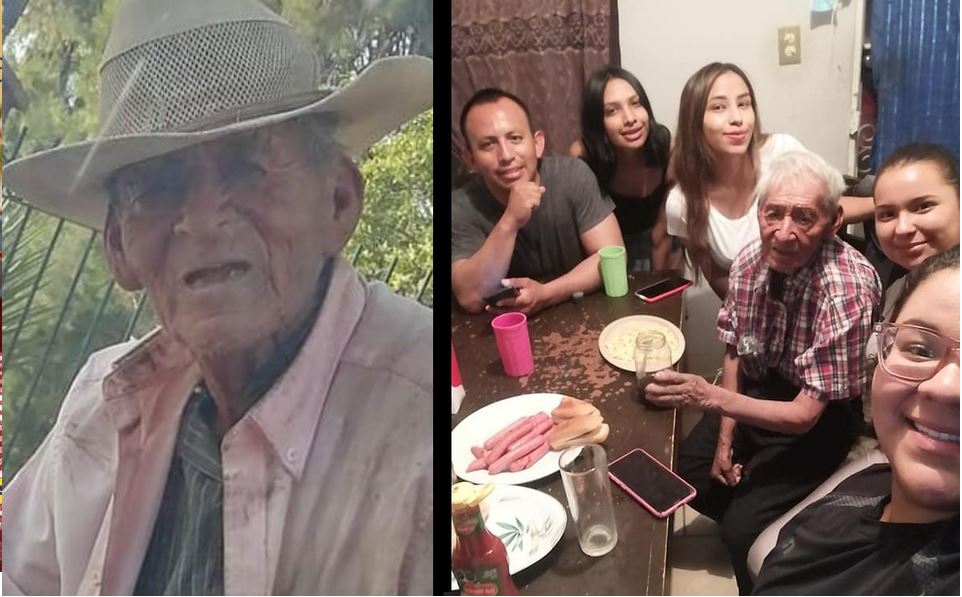 Conmovedoras imágenes, Don Felipe de 108 años vivía en la calle y fue ...