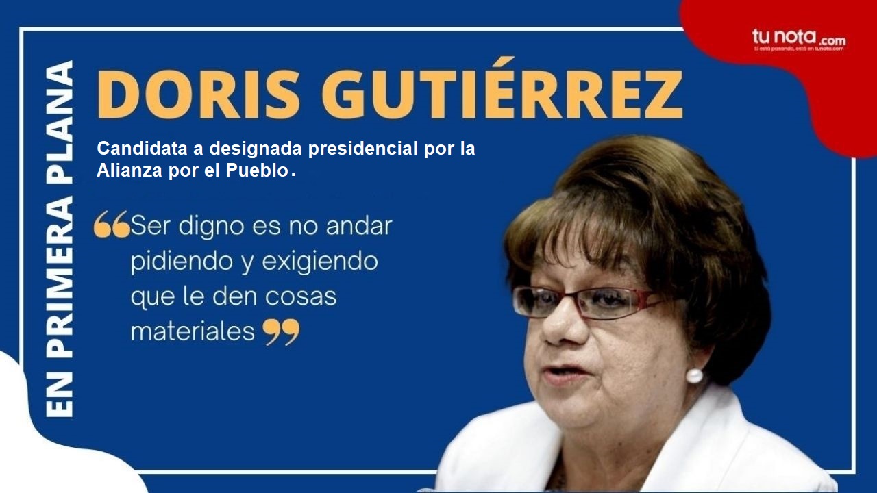 EN PRIMERA PLANA | Doris Gutiérrez: 'Los políticos estamos totalmente ...