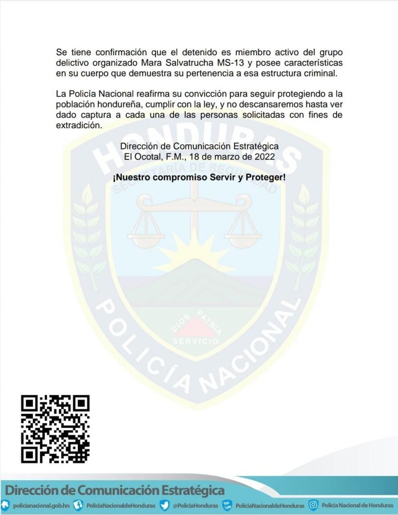 ¡Estaba en un partido de fútbol! Así capturó la Policía Nacional al ...
