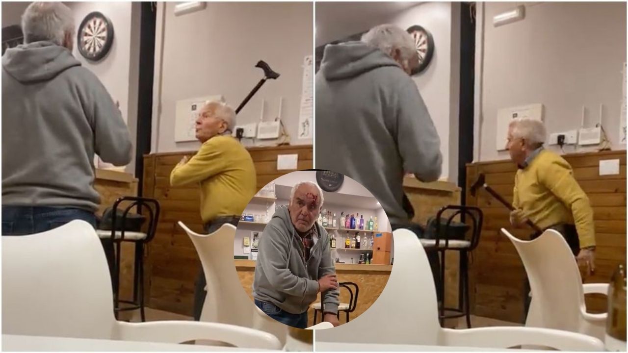 Vídeo: Anciano da 'bastonazo' a un hombre por presuntamente acosar a ...