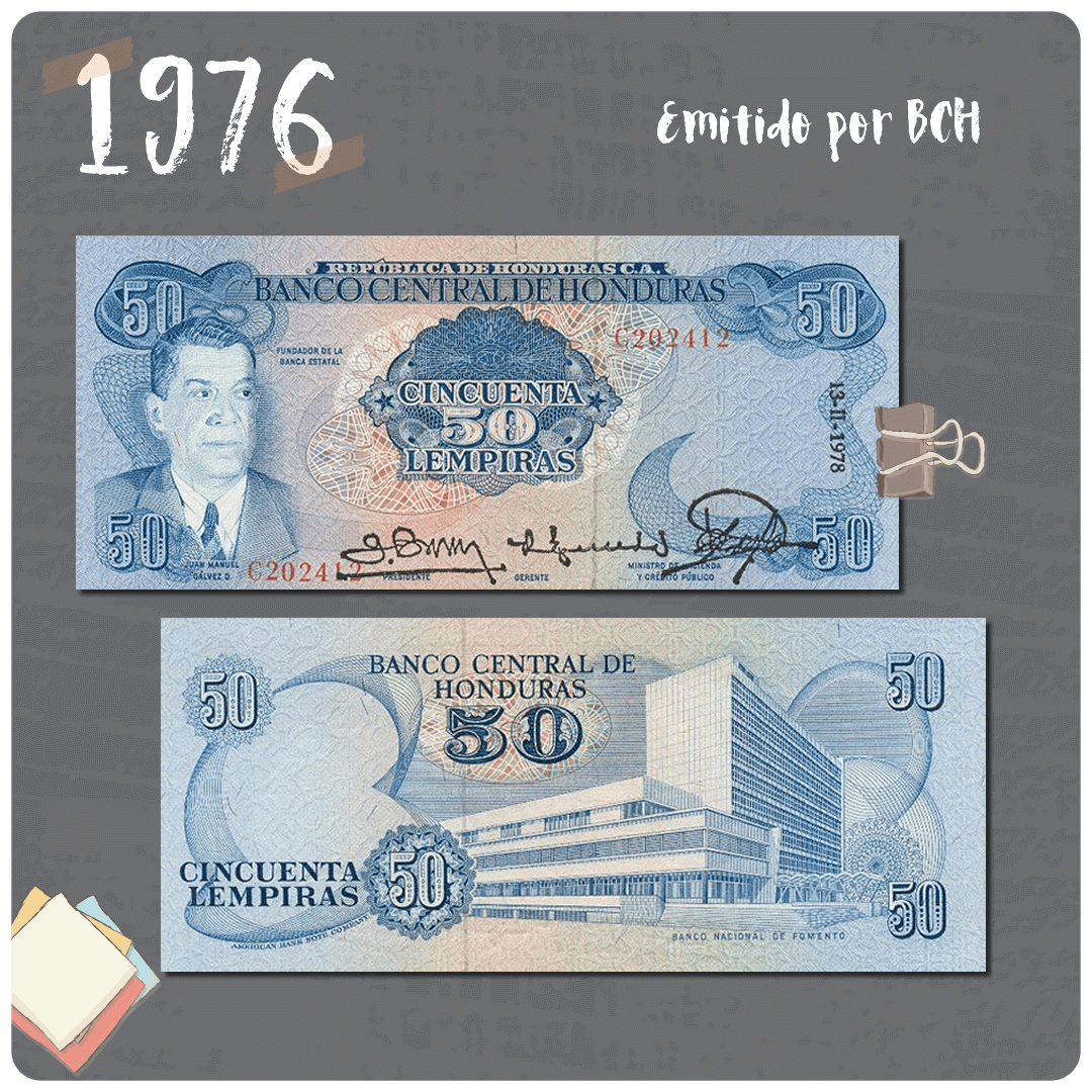 Billete de 50 lempiras en Honduras, historia y cuántos estilos se han ...