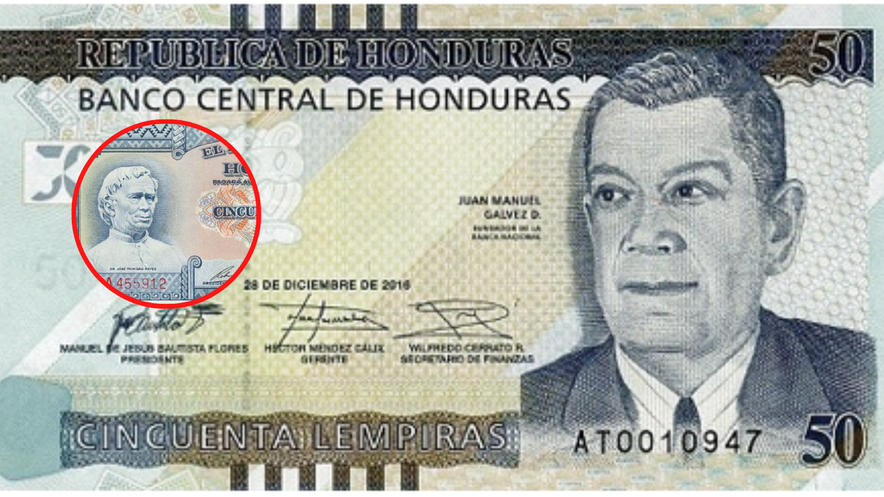 Billete de 50 lempiras en Honduras, historia y cuántos estilos se han ...