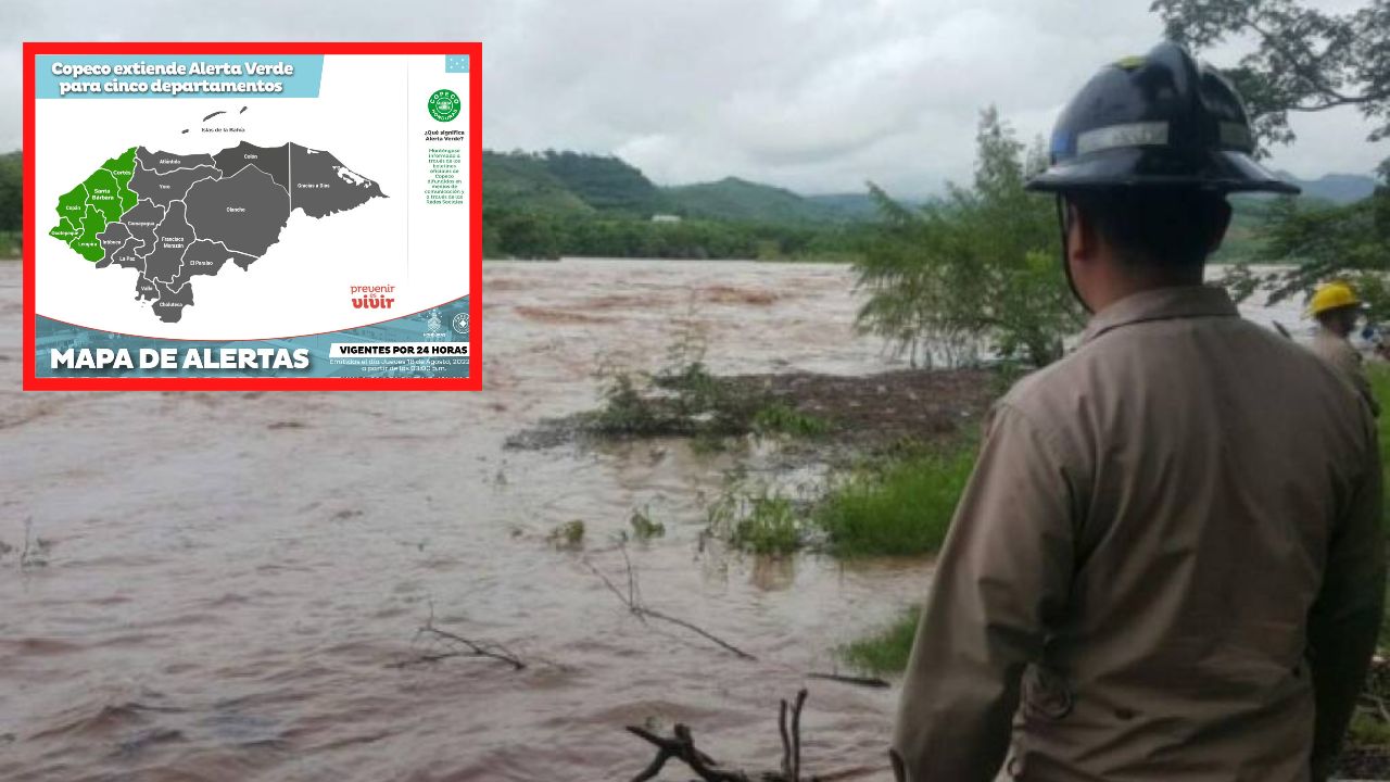 Copeco extiende alerta verde para cinco departamentos debido a una onda ...