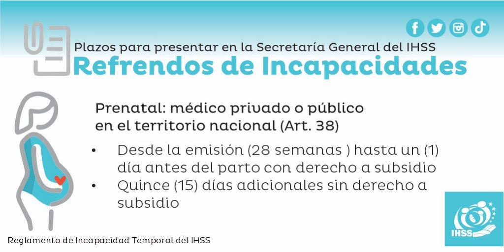 ¿Cuánto tiempo tengo para refrendar una incapacidad en Honduras? En ...