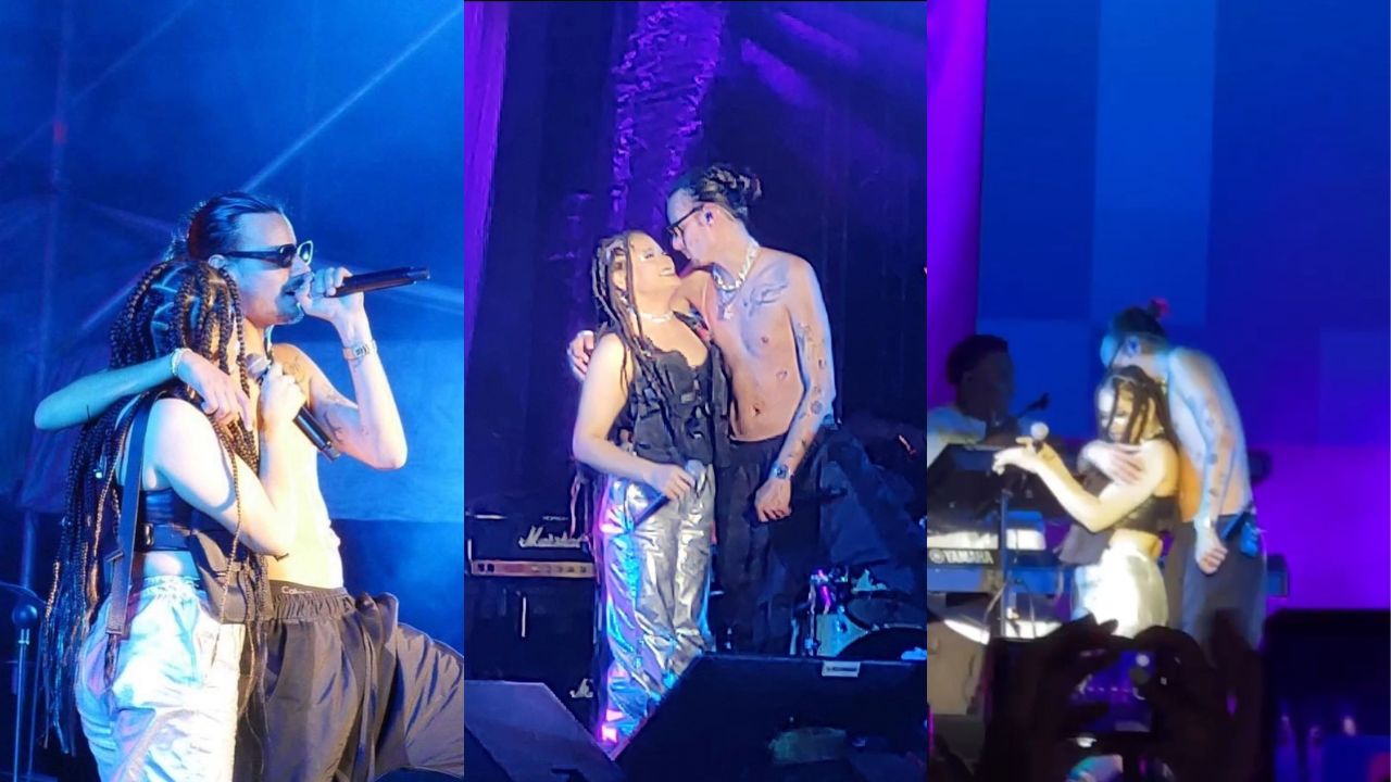 Cesia Sáenz y Danny Ocean: Los coqueteos en pleno concierto en Honduras
