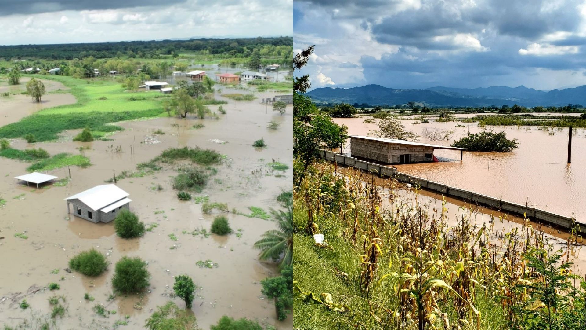 En imágenes: continúan las inundaciones en municipios de Cortés, norte ...