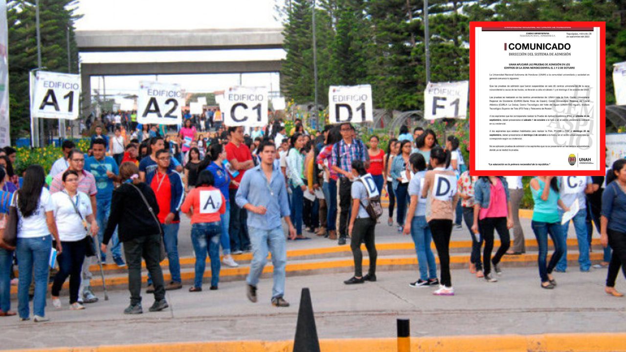 La UNAH aplicará la PAA en seis campus tras suspensión por inundaciones ...
