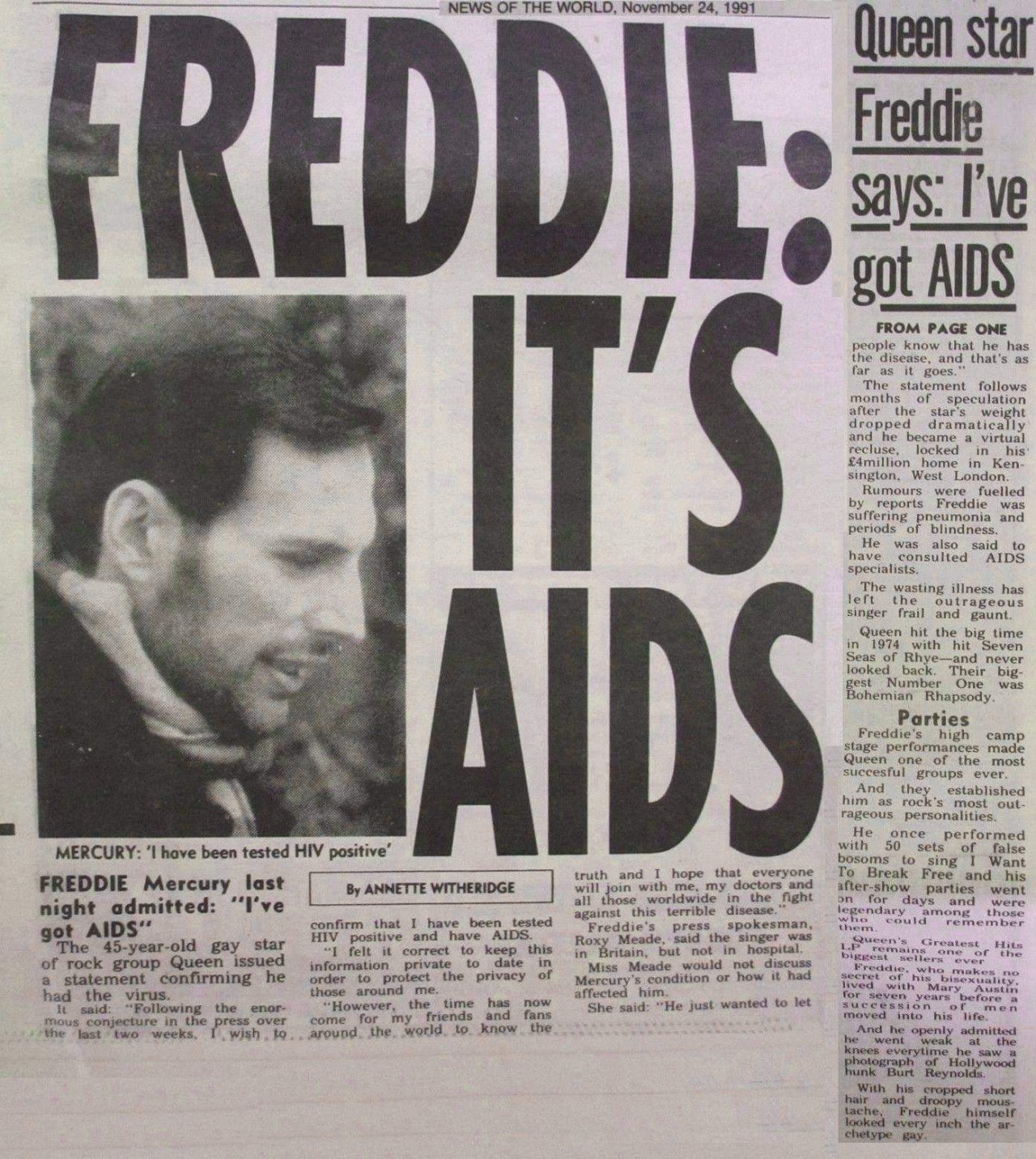 ¿Cómo murió Freddie Mercury? Historia detrás de la trágica enfermedad ...