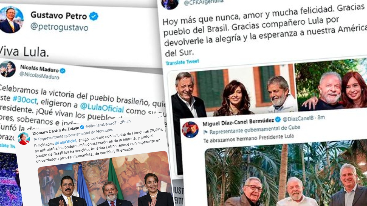 Xiomara Castro y otros líderes políticos felicitan a Lula por su ...