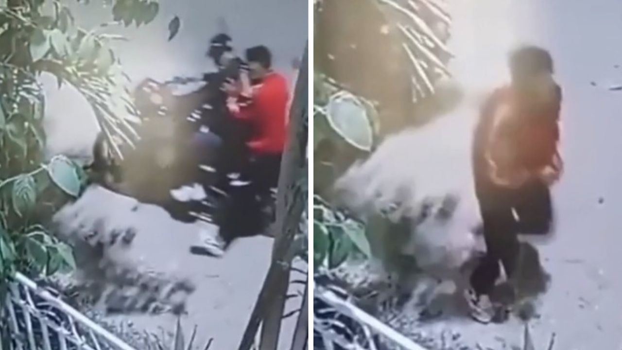 Video: Joven intenta extorsionar con una bomba, pero le explotó y ...
