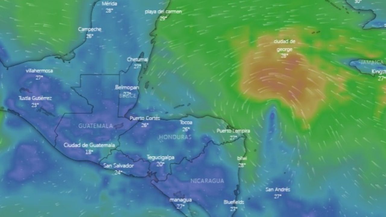 Siga en vivo la trayectoria de la tormenta Lisa que pasaría por Honduras como huracán