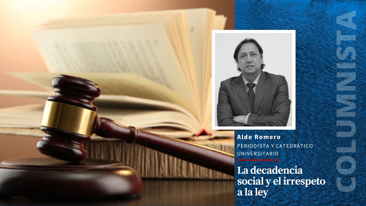 La decadencia social y el irrespeto a la ley