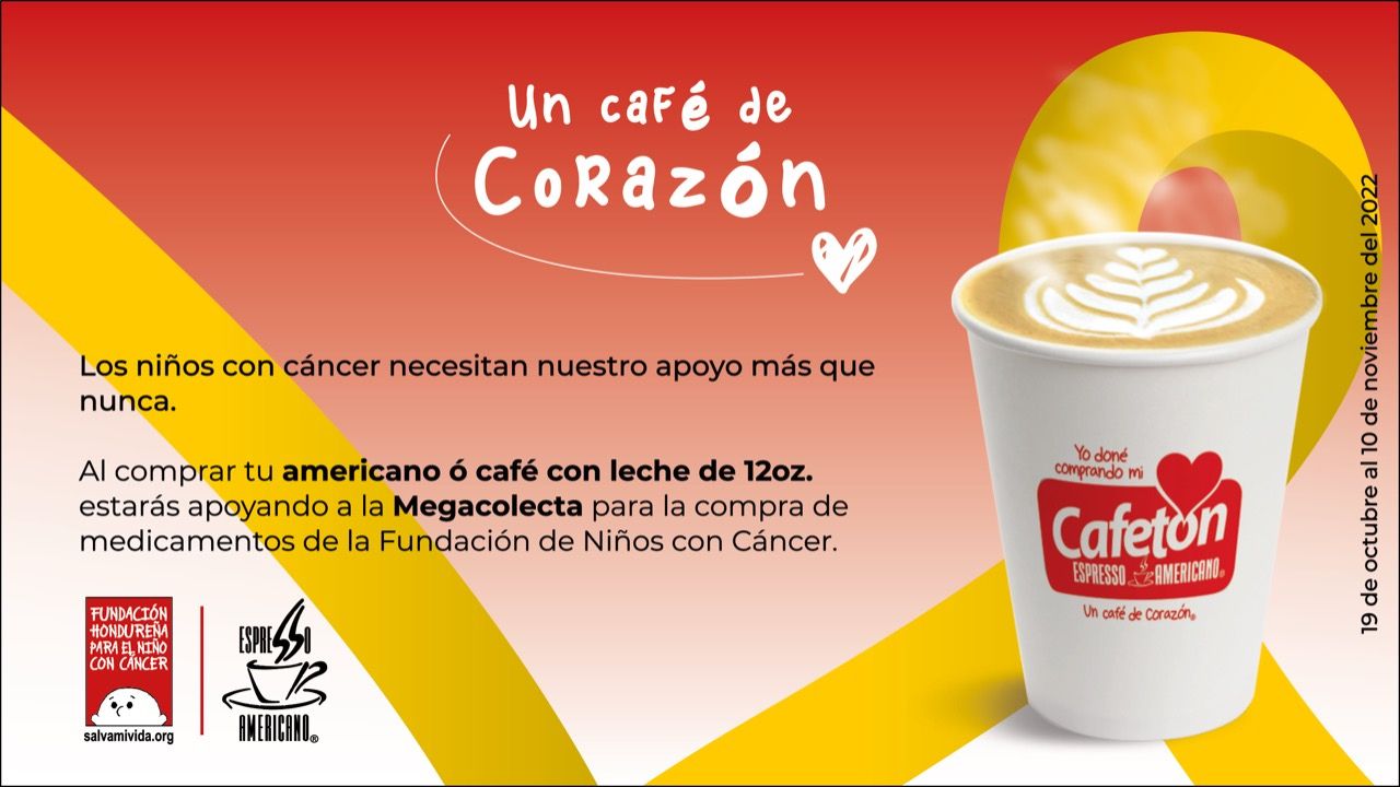 Cafetón a beneficio de la Fundación Hondureña para el Niño con Cáncer