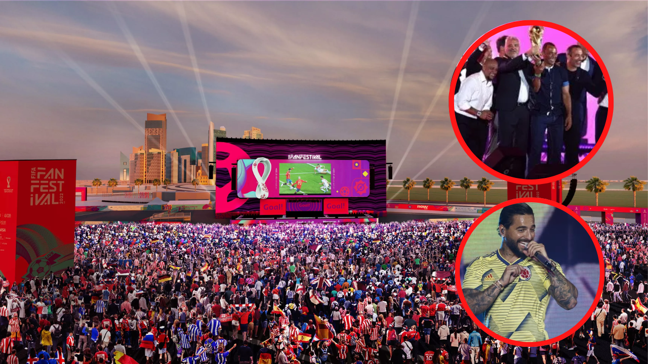 Fan Fest Qatar 2022, inauguración con Maluma, ex campeones mundiales y ...