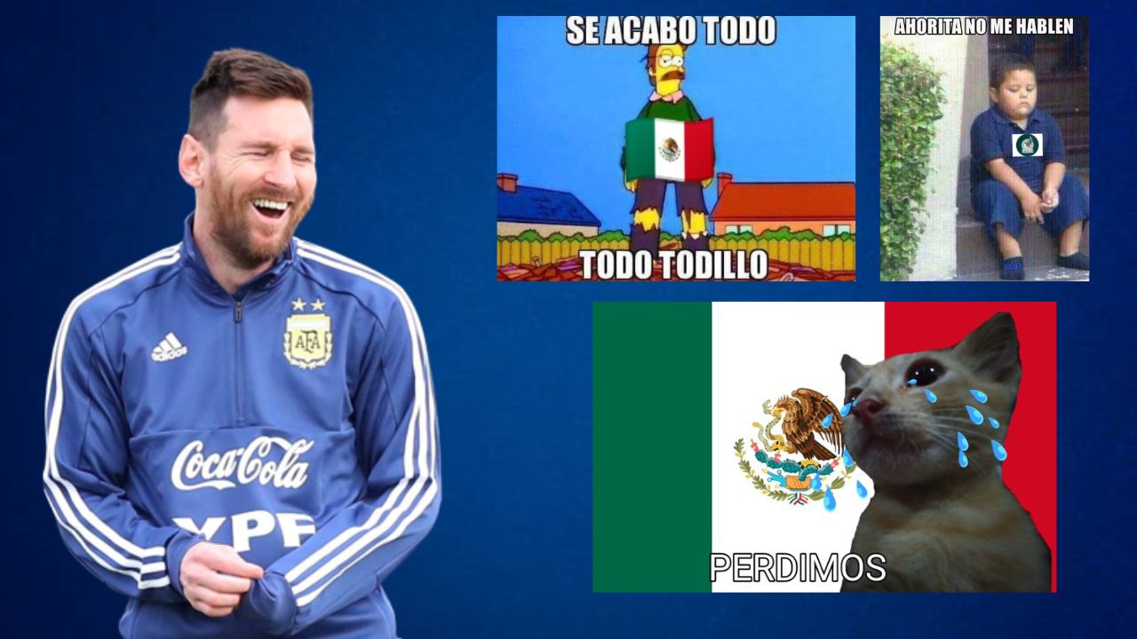 Messi protagoniza los mejores memes del Argentina-México