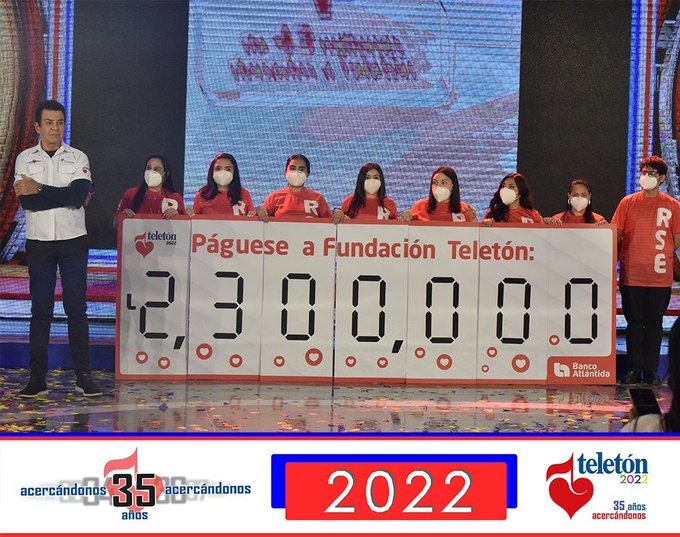 Estas fueron las donaciones más altas de la Teletón 2022 en Honduras