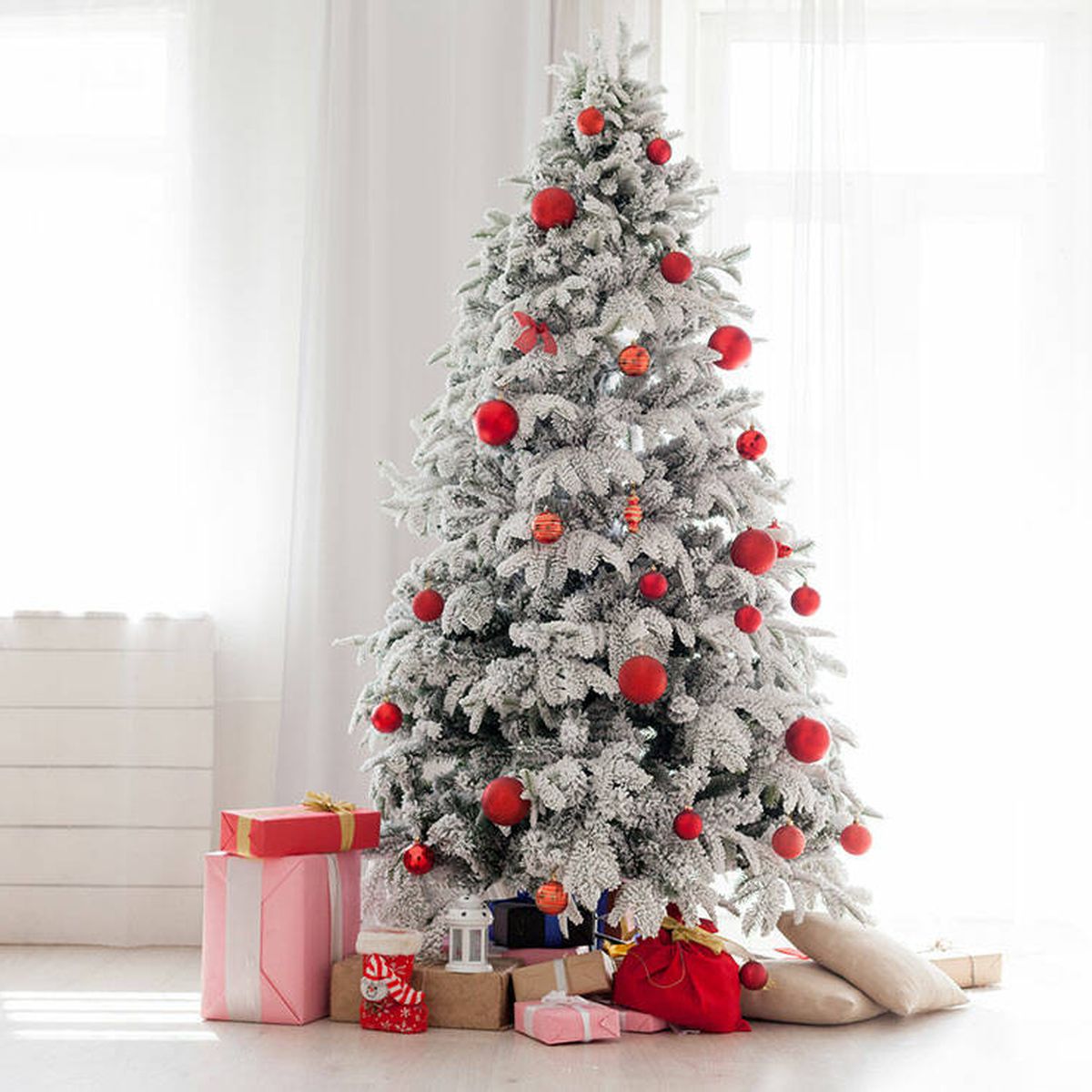 Rbol De Navidad Blanco