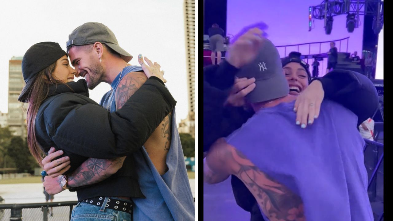 Tini Stoessel y Rodrigo De Paul, el romántico reencuentro de la pareja en Argentina después del ...