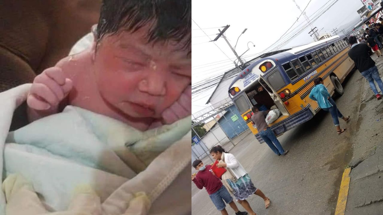 Bebé nació en bus cuando su madre se transportaba al hospital en El ...