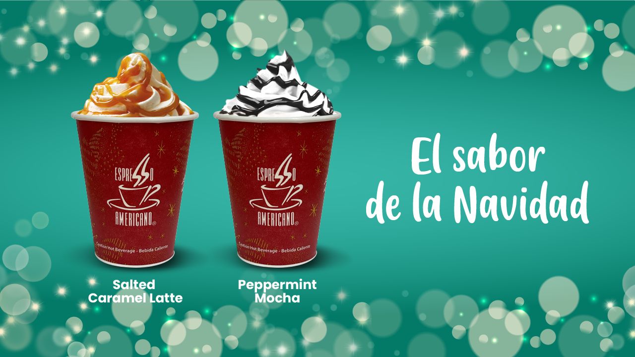 Vive la pasión de la navidad en Espresso Americano