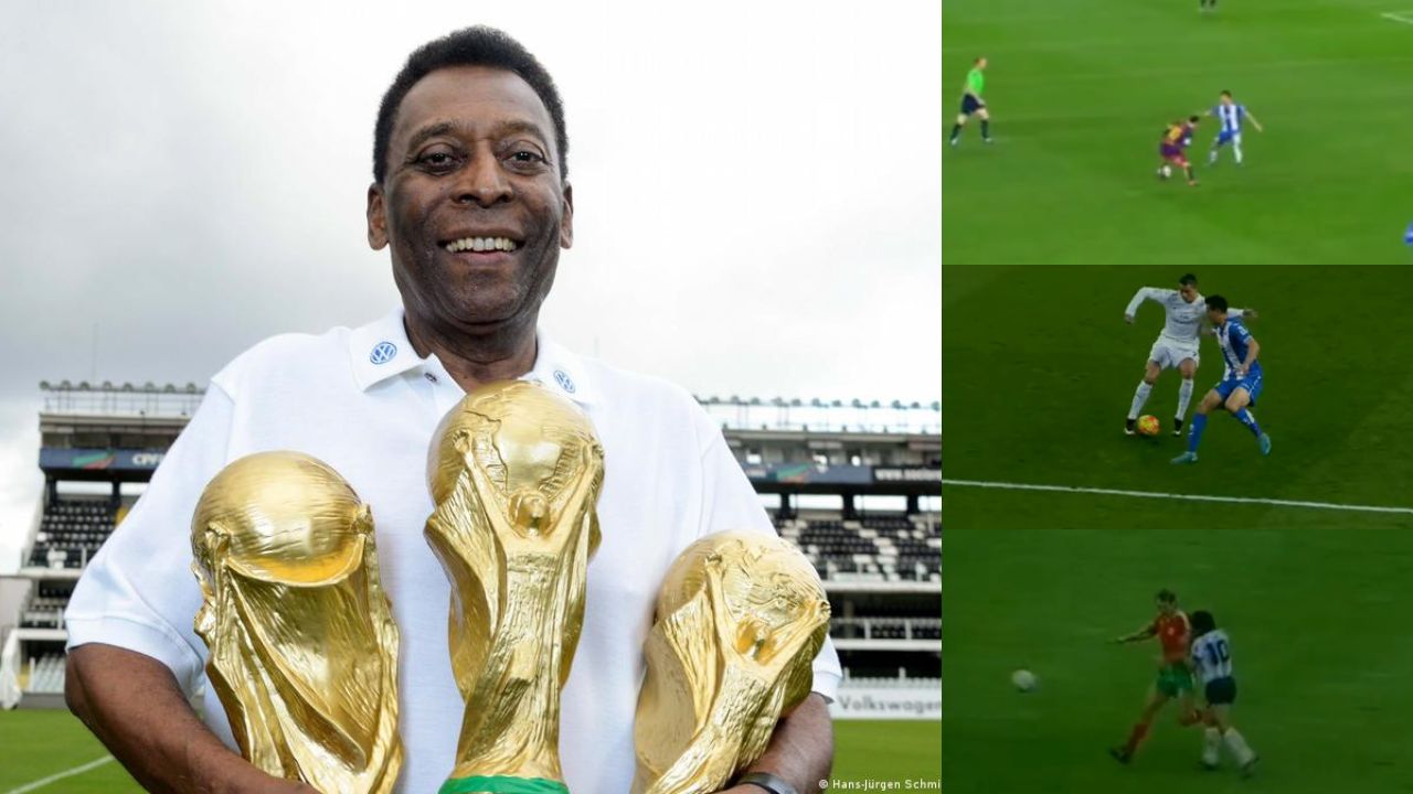 Pelé, el pionero de goles y jugadas imitadas por Messi, CR7 y Maradona