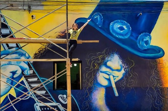La 'pintura de velocidad' toma fuerza en Honduras; Andrea Paz es una de ...