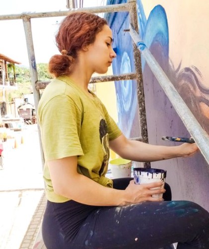 La 'pintura de velocidad' toma fuerza en Honduras; Andrea Paz es una de ...