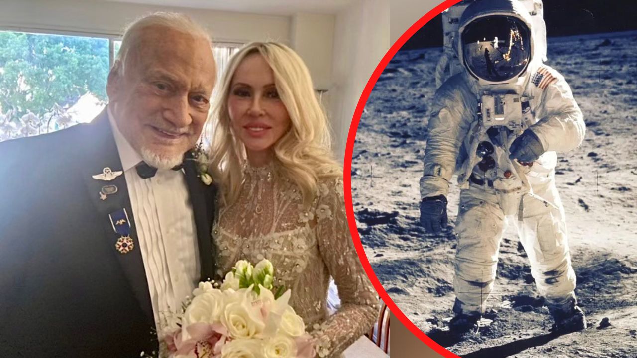 El astronauta Buzz Aldrin, quien pisó la luna, se casa por cuarta vez a ...