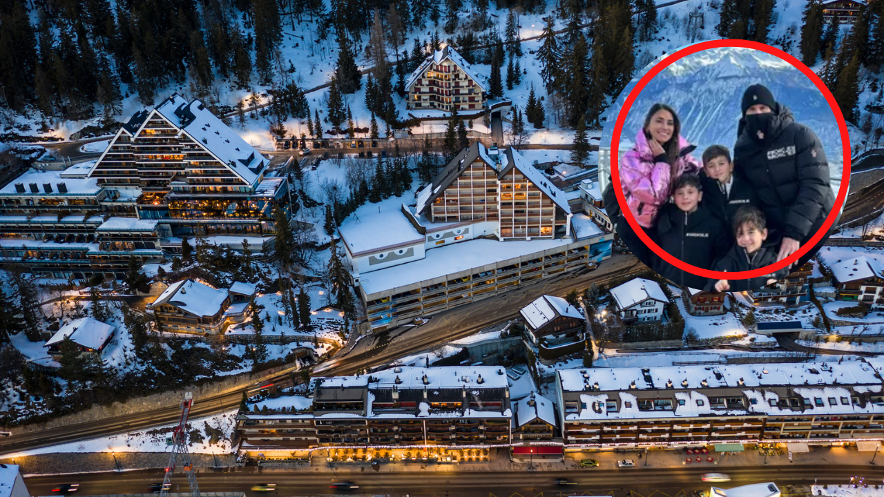 Crans Montana es el lugar donde Lionel Messi y su familia pasan las vacaciones