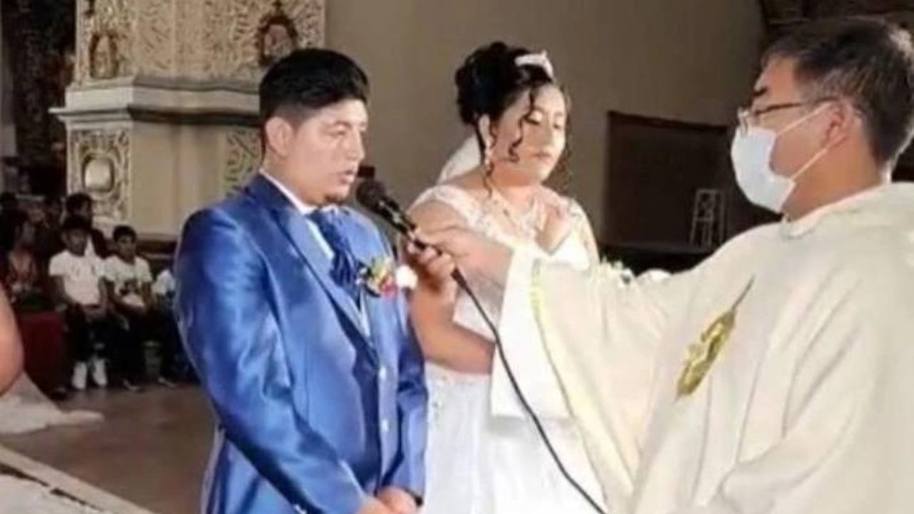 En plena boda, novio confiesa que fue obligado a casarse