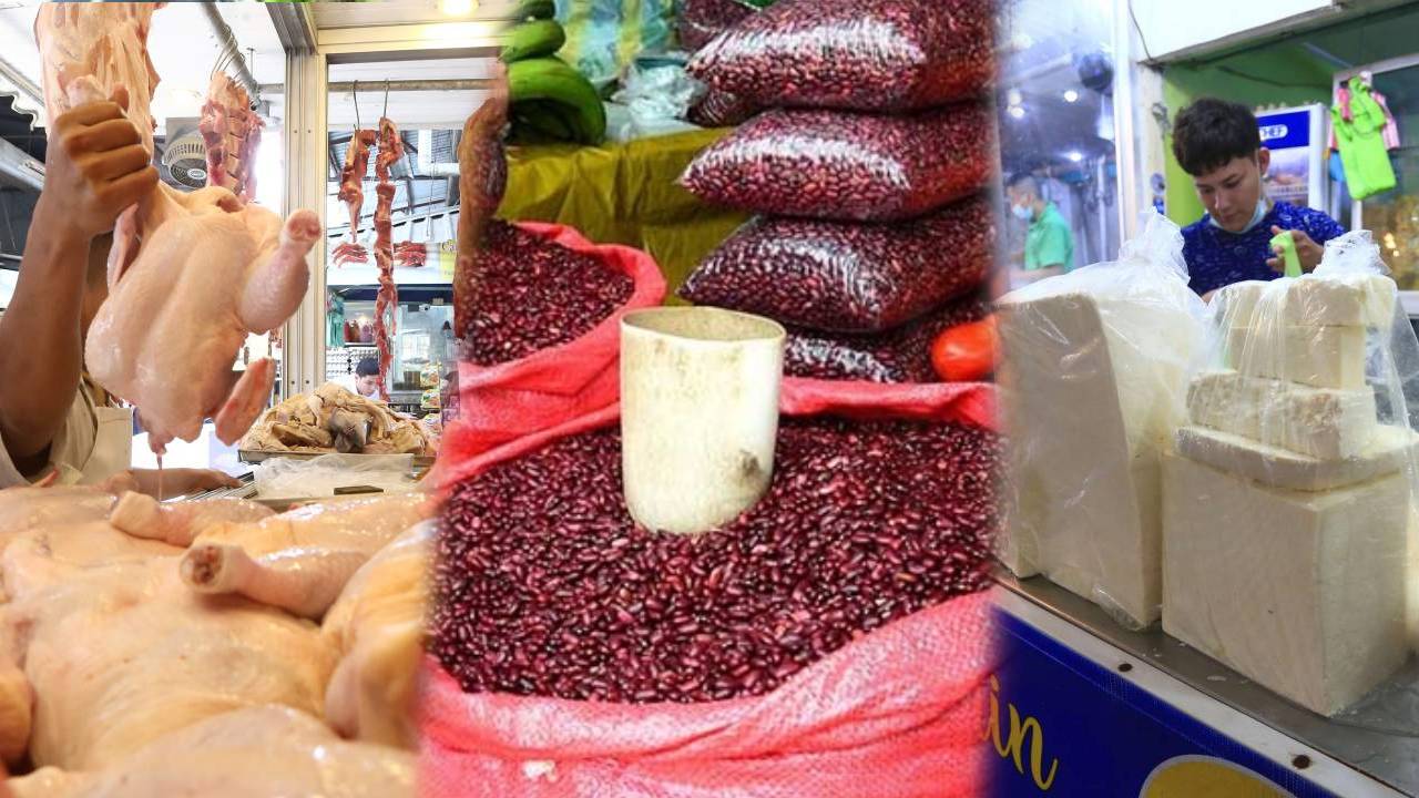 ¡Nuevo trancazo! Frijoles, lácteos y pollo, siguen con precios con ...