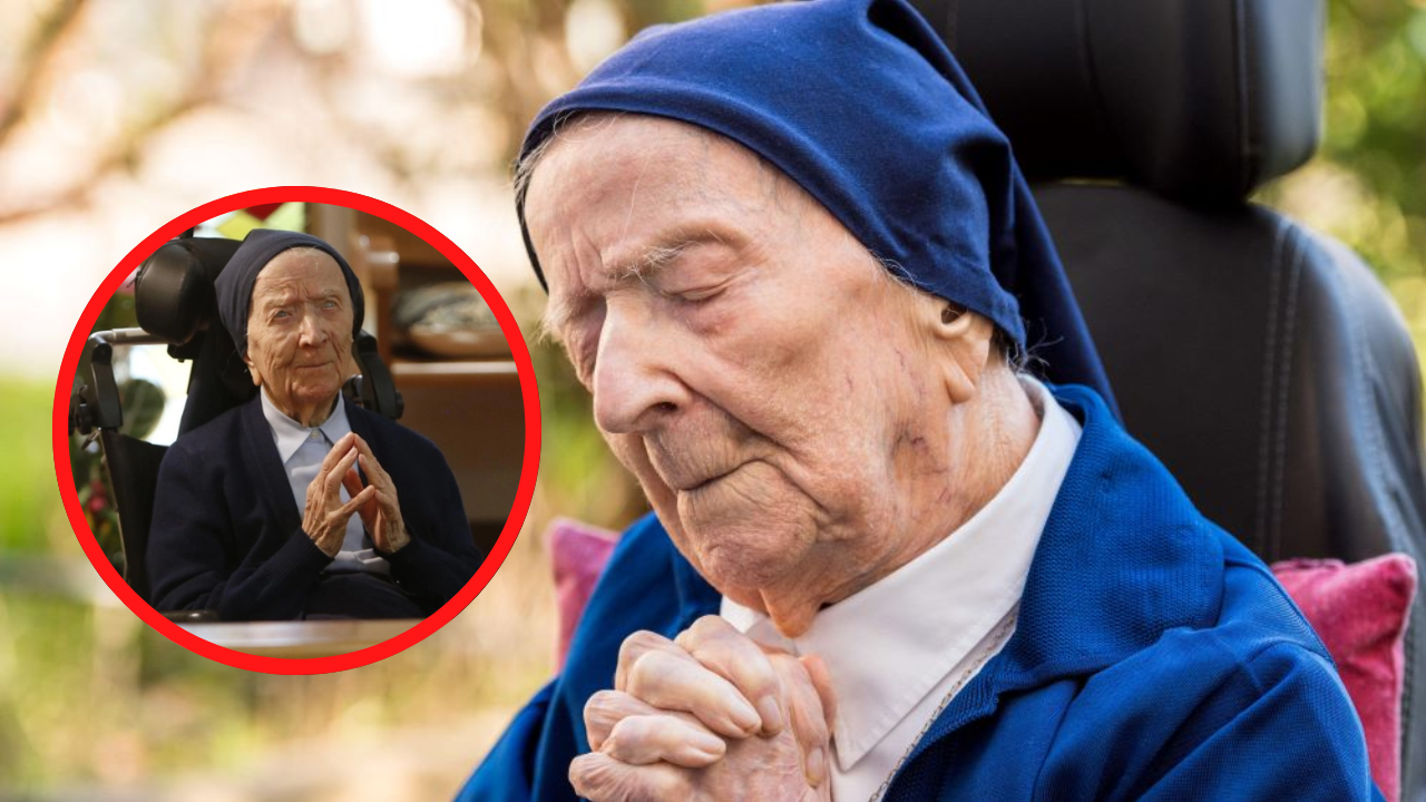 Monja francesa hermana André, la persona más longeva del mundo murió a los 118 años de edad