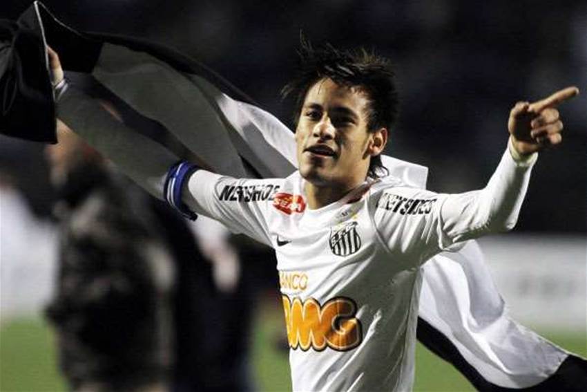 Neymar en el Santos, fotos, historia y trayectoria del brasileño en el equipo