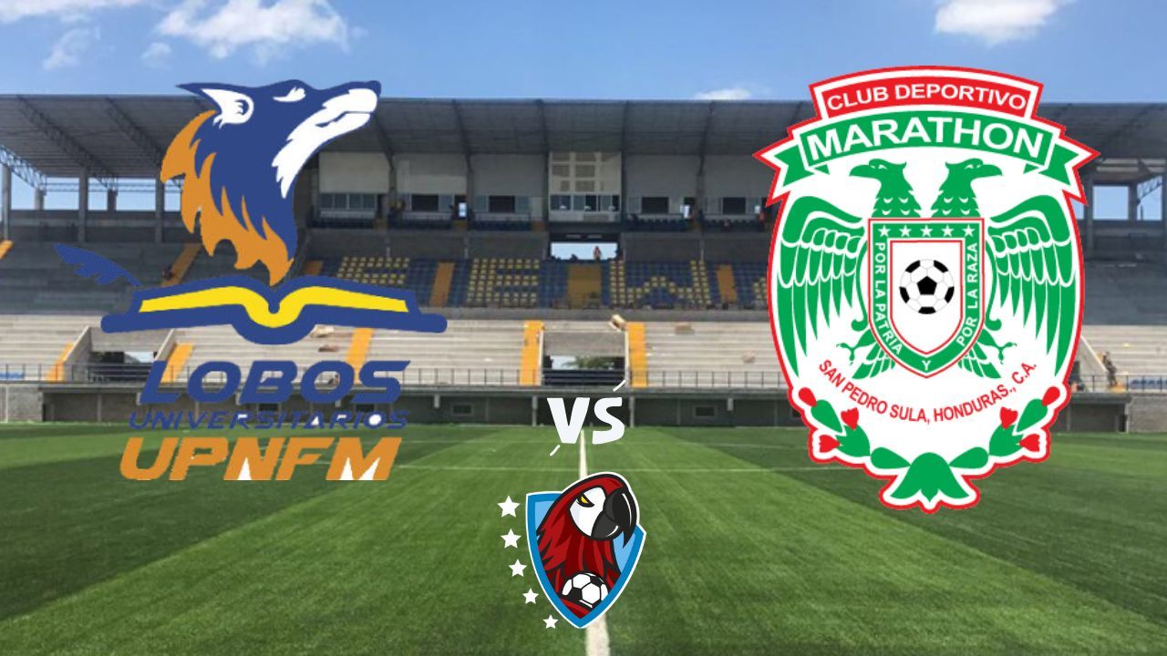 Lobos UPNFM vs Marathón EN VIVO, cómo y dónde ver el partido de la Liga ...