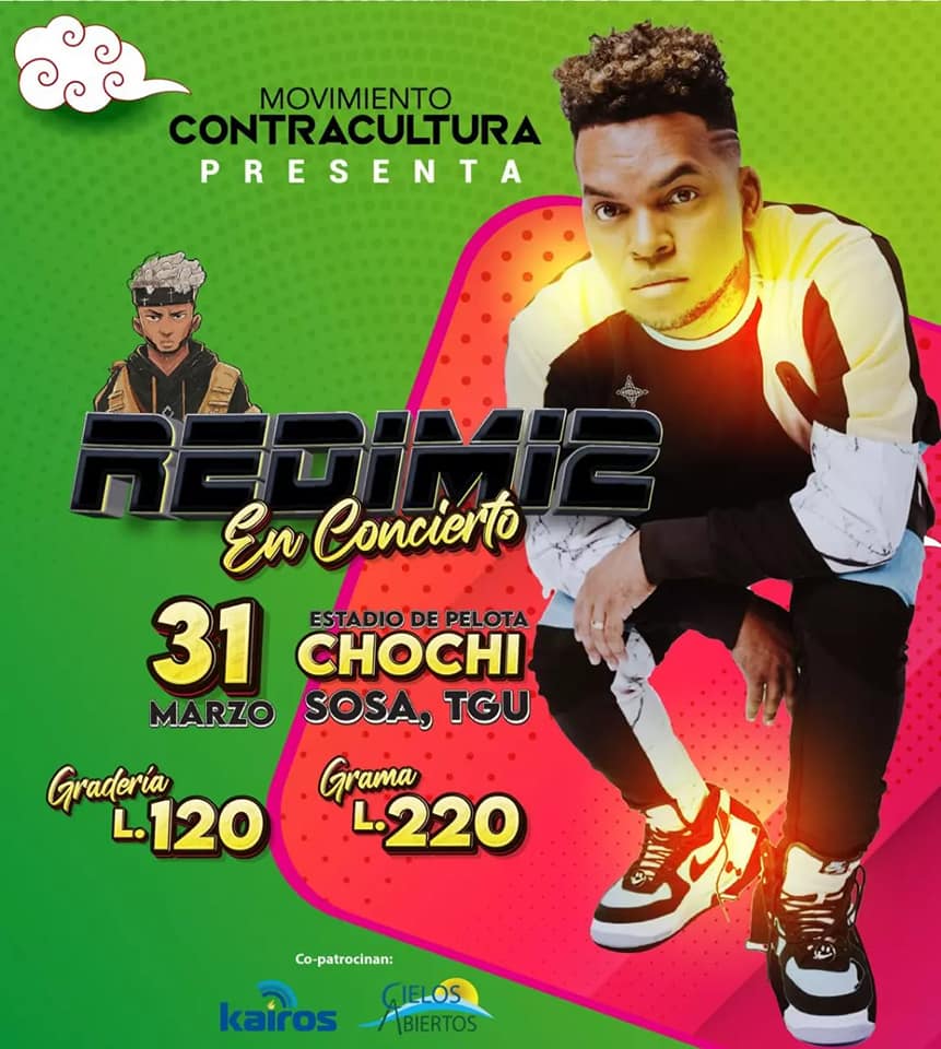 Concierto Redimi2 en Honduras 2023, precio de boletos, hora y lugar del ...