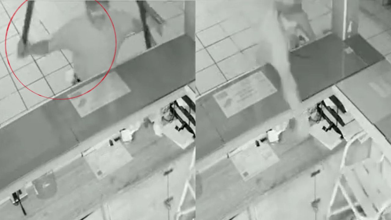 'Este machete te vas a comer': guardia sorprende a ladrón en La Ceiba