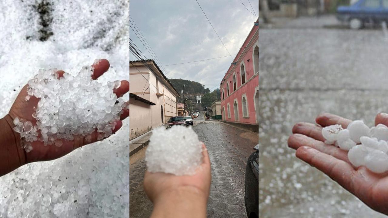 Fotos y videos: lluvia con granizo inundó Intibucá
