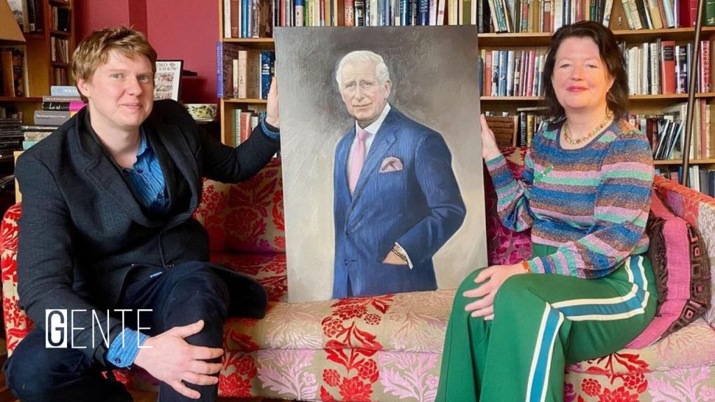 Revelan el primer retrato de Carlos III como Rey