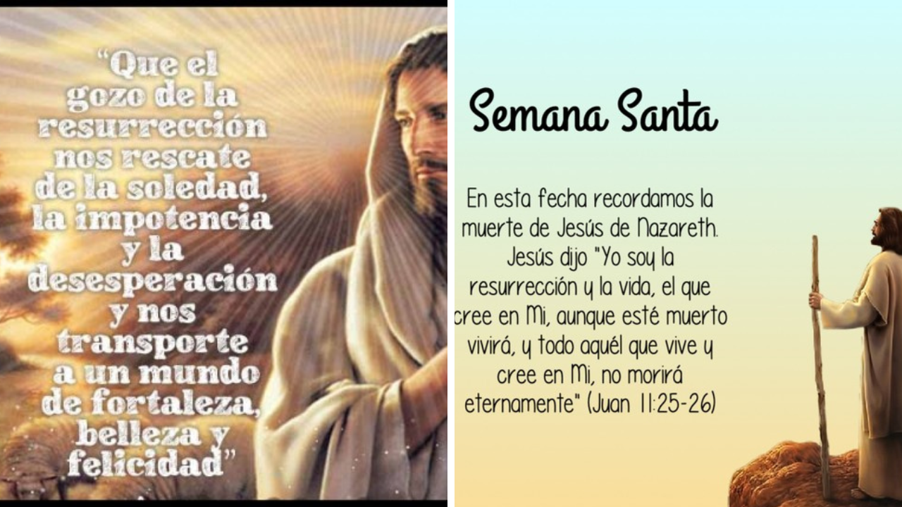 Imágenes de Semana Santa, 15 retratos con frases religiosas para ...